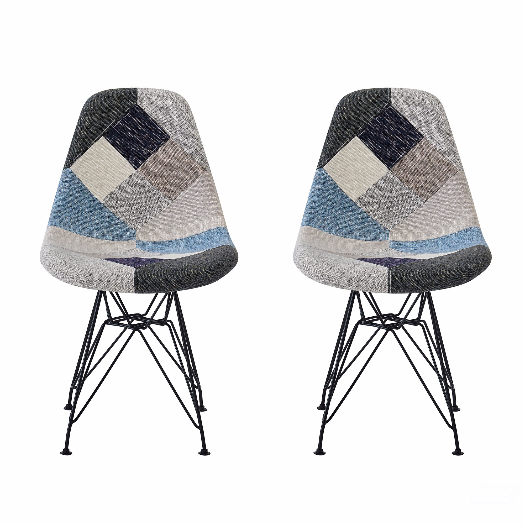 One Allium Way® Accent Chair Bohemian Style Fabric? Chair With Chromed ...