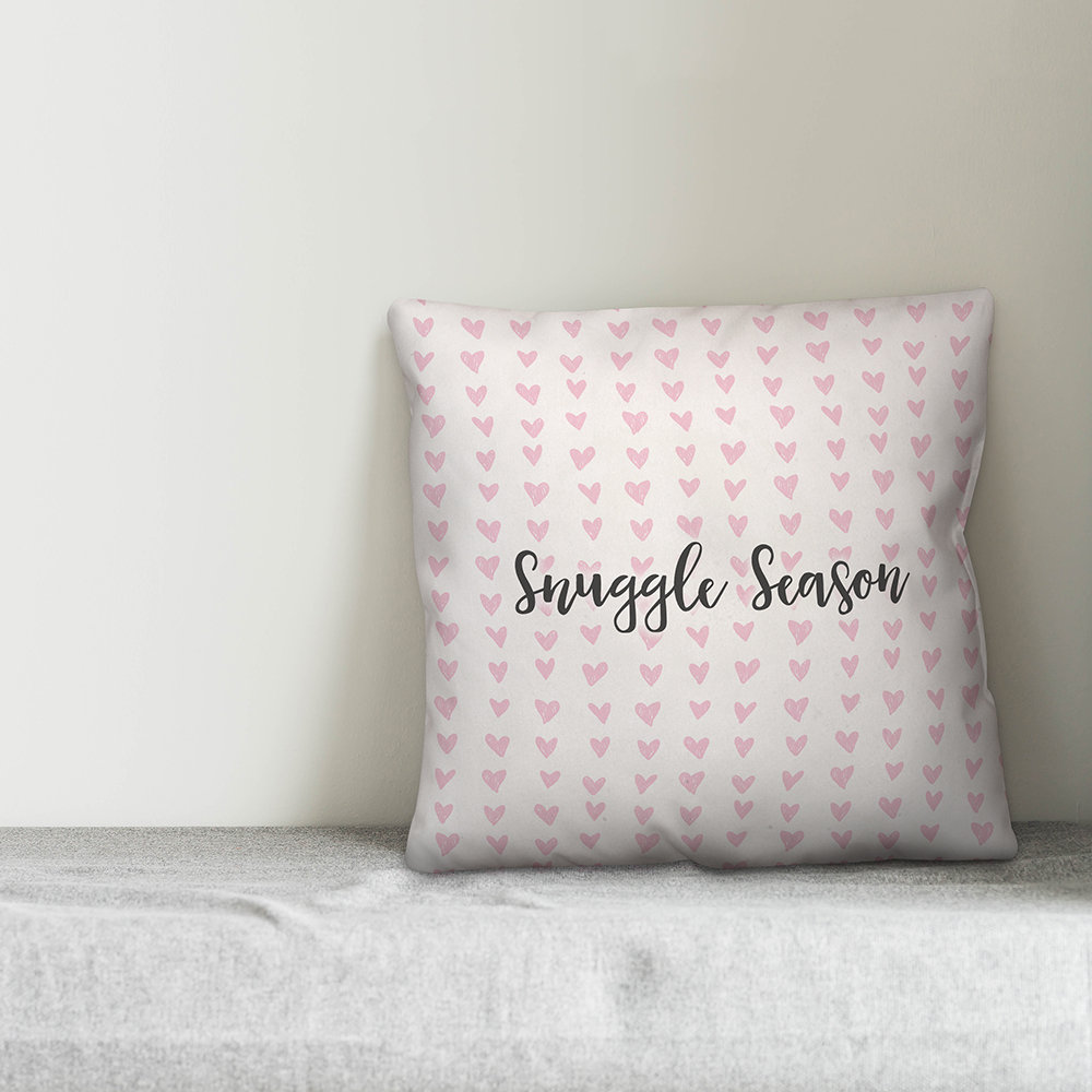Designs Direct Creative Group Snuggle Season in Hearts Pattern Throw ...