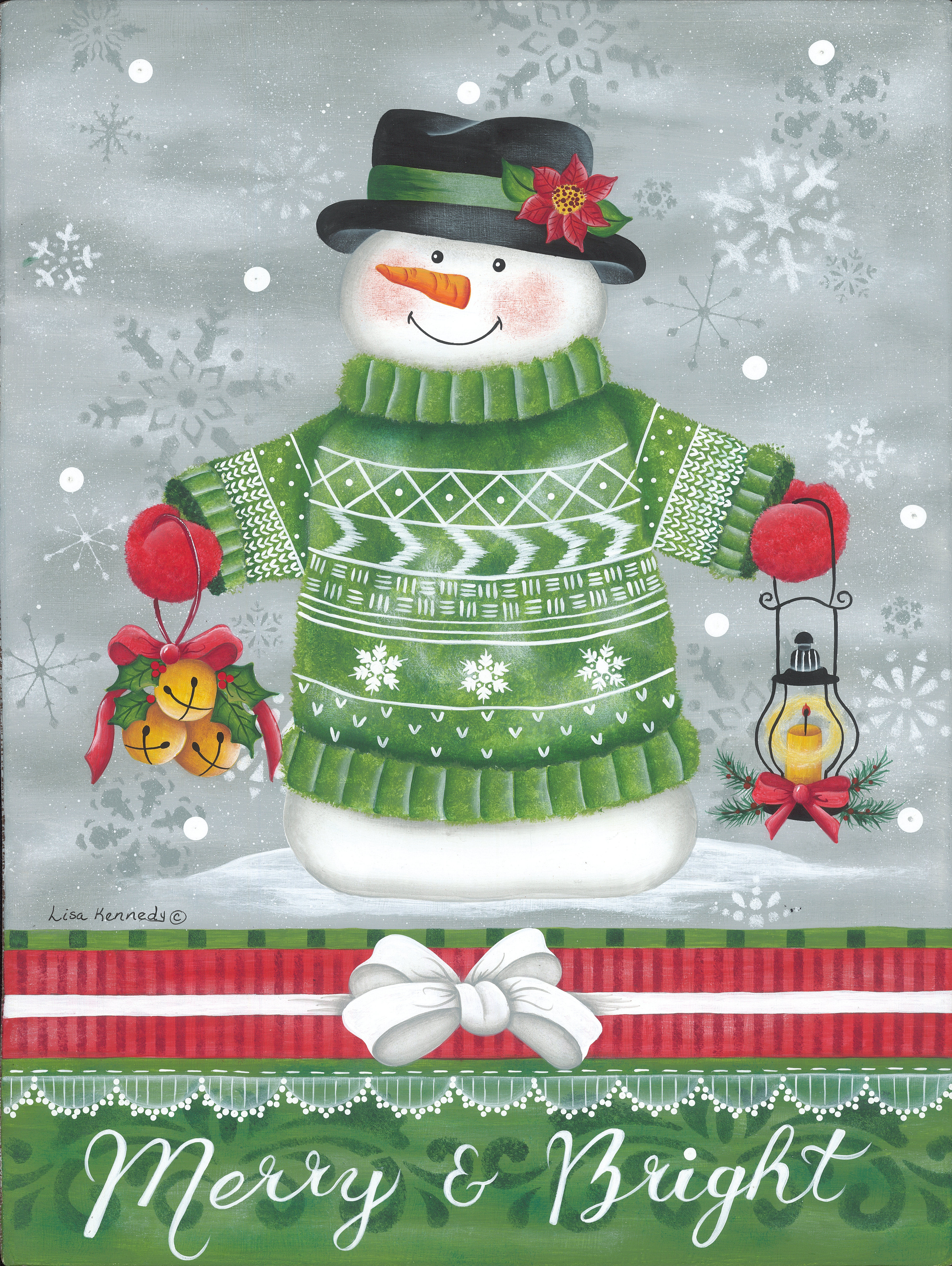The Holiday Aisle® Green Sweater Snowman - Wayfair Canada
