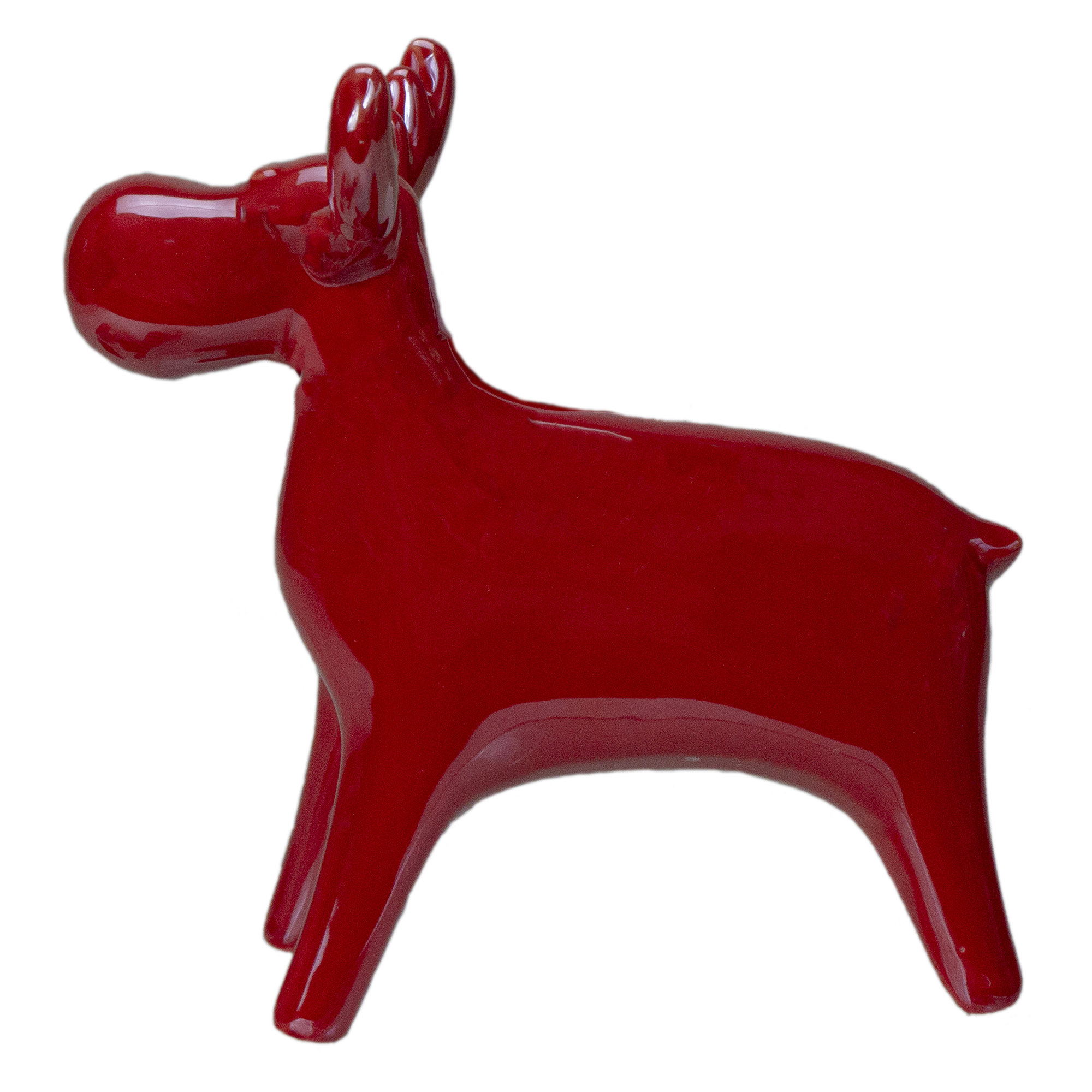 Northlight Seasonal Pearl Finished Moose Christmas Tabletop Figurine ...