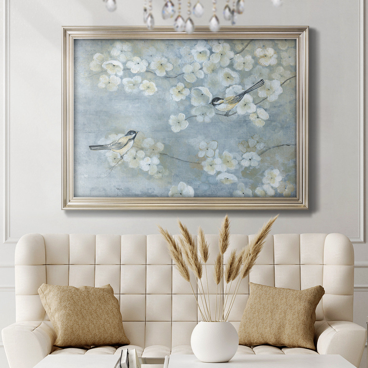 Red Barrel Studio® Springtime Chatter - Picture Frame Print on Canvas ...