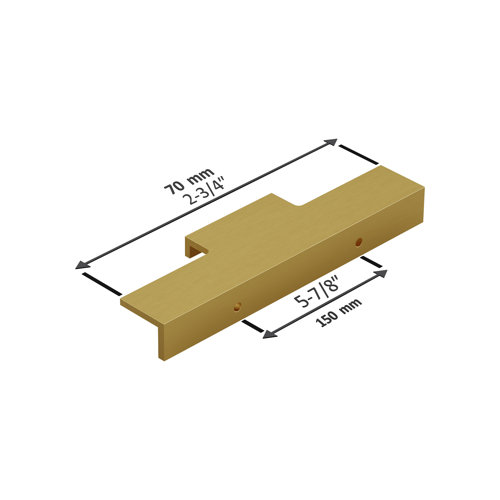 Dowell 2 3/4" Center to Center Finger Pull & Reviews | Wayfair