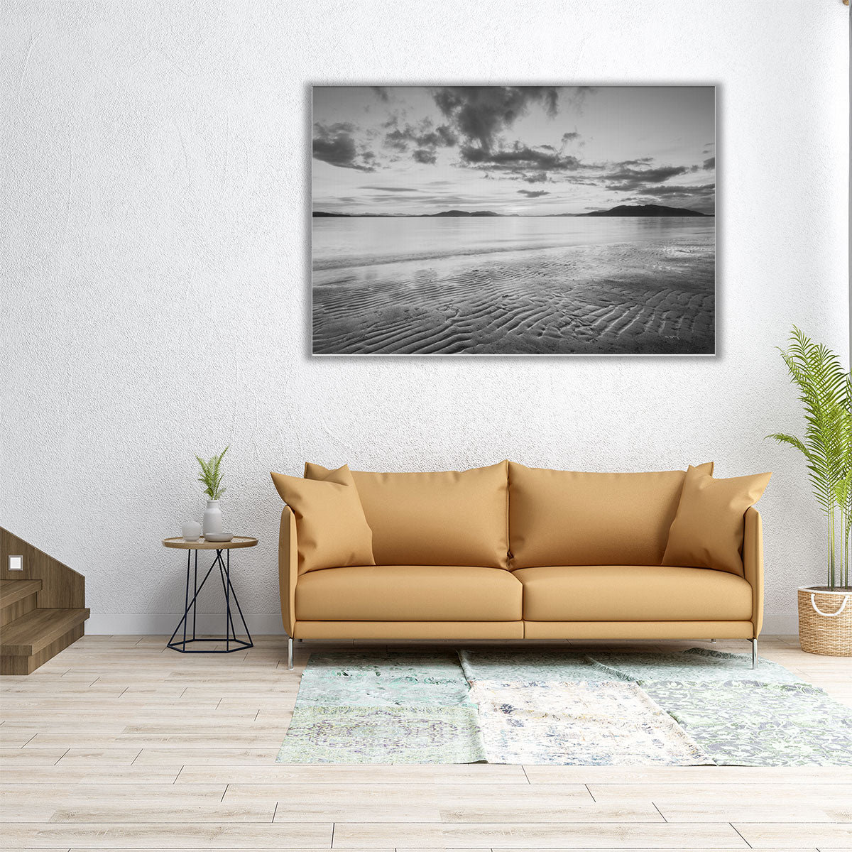 Rosecliff Heights Samish Bay Sunset II Black and White - Canvas Print ...