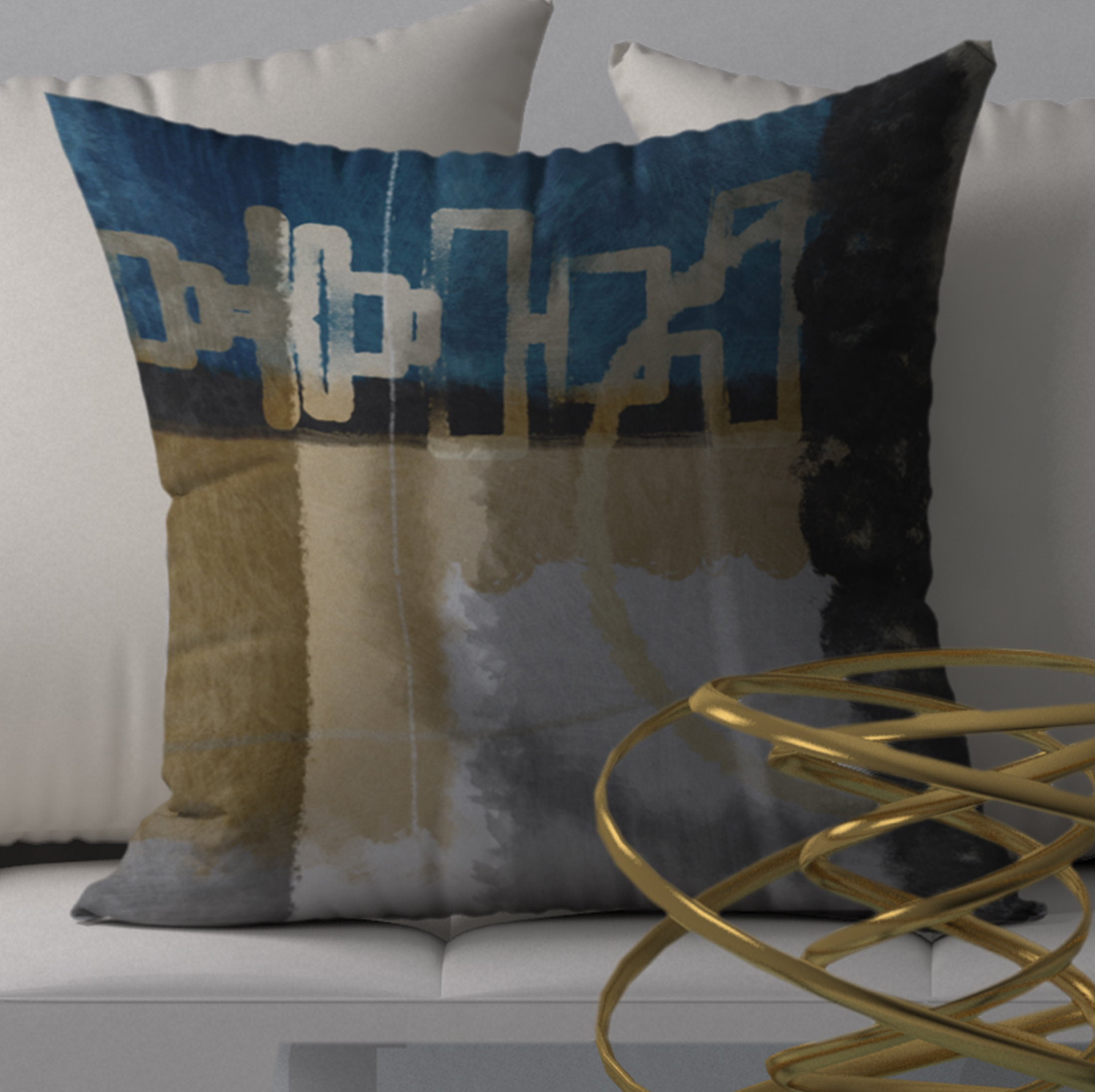 LeRoi Products Pure Singular Square Pillow Cover & Insert | Wayfair