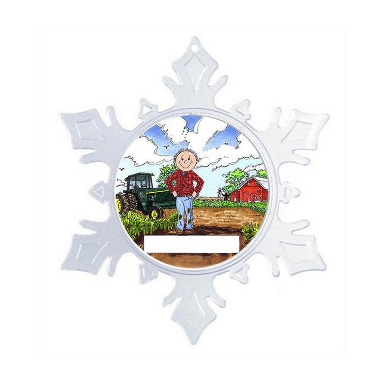 The Holiday Aisle® Ornement en flocon de neige personnalisé ...