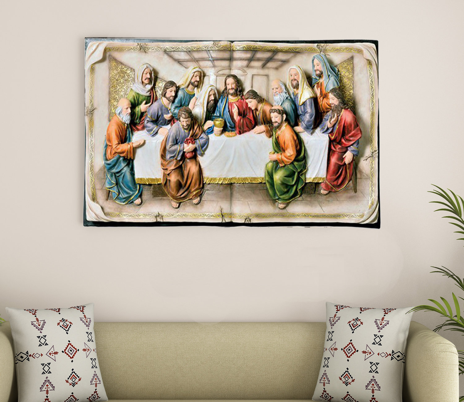 Fleur De Lis Living Lanora Homili Novelty Last Supper Wall Decor | Wayfair
