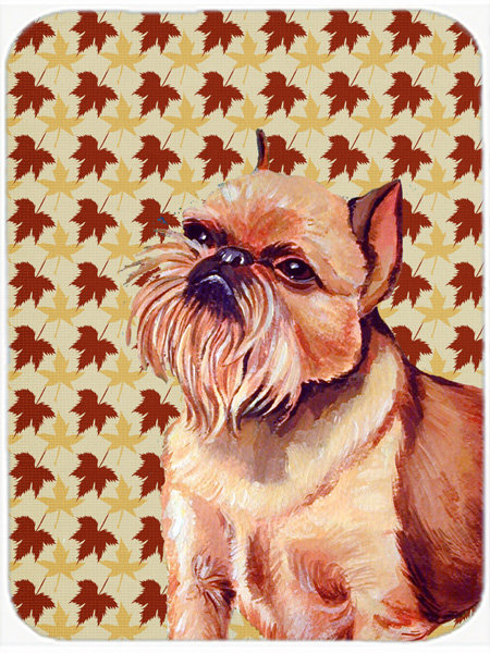 East Urban Home Brussels Griffon Portrait Glass Cutting Board | Wayfair