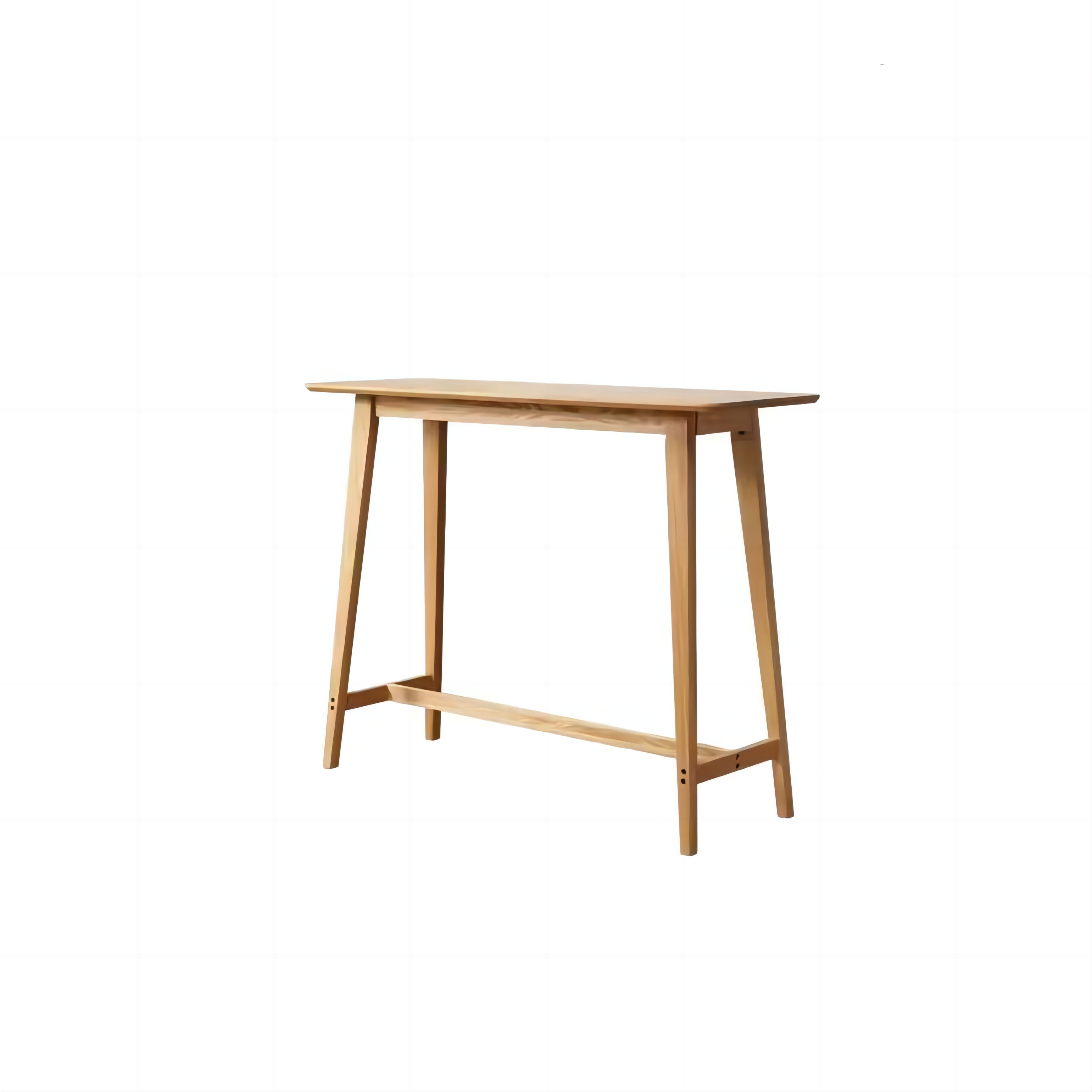 Corrigan Studio® Minimalist Brown Solid Wood Bar Table | Wayfair