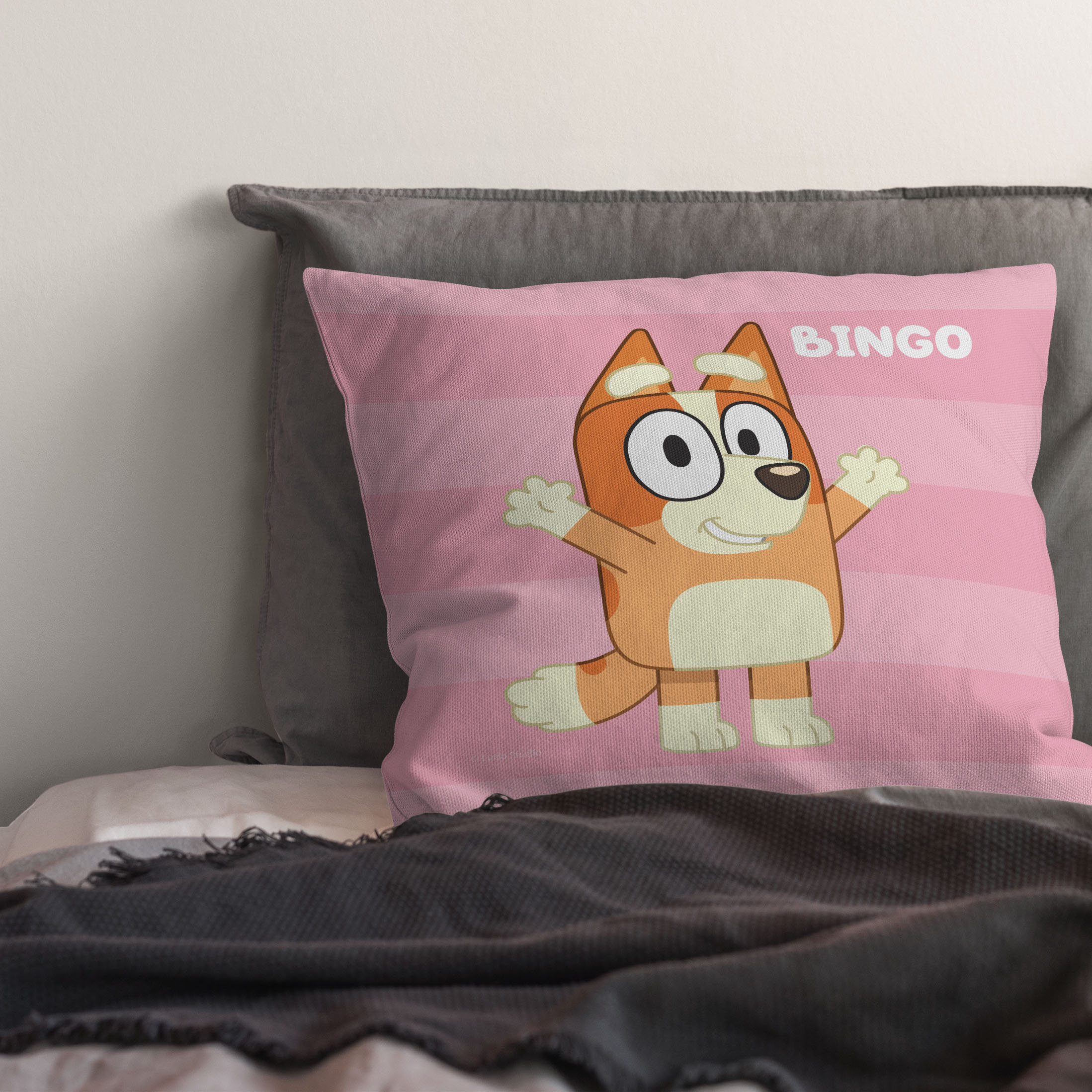 Northwest Bluey Roll Call Bingo Printed Throw Pillow | Wayfair