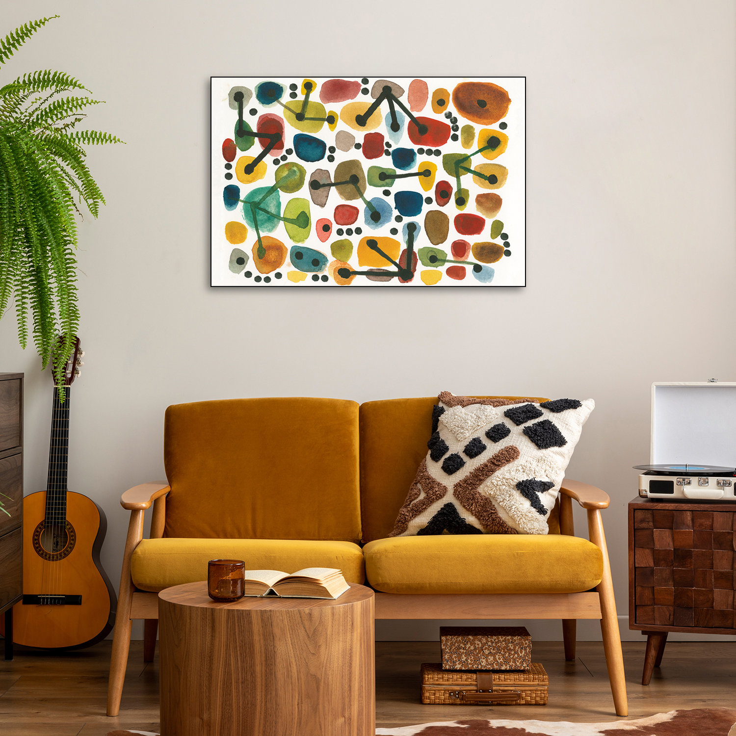 George Oliver Steelpix Metal Canvas - Mid Century I By Cheryl Warrick ...