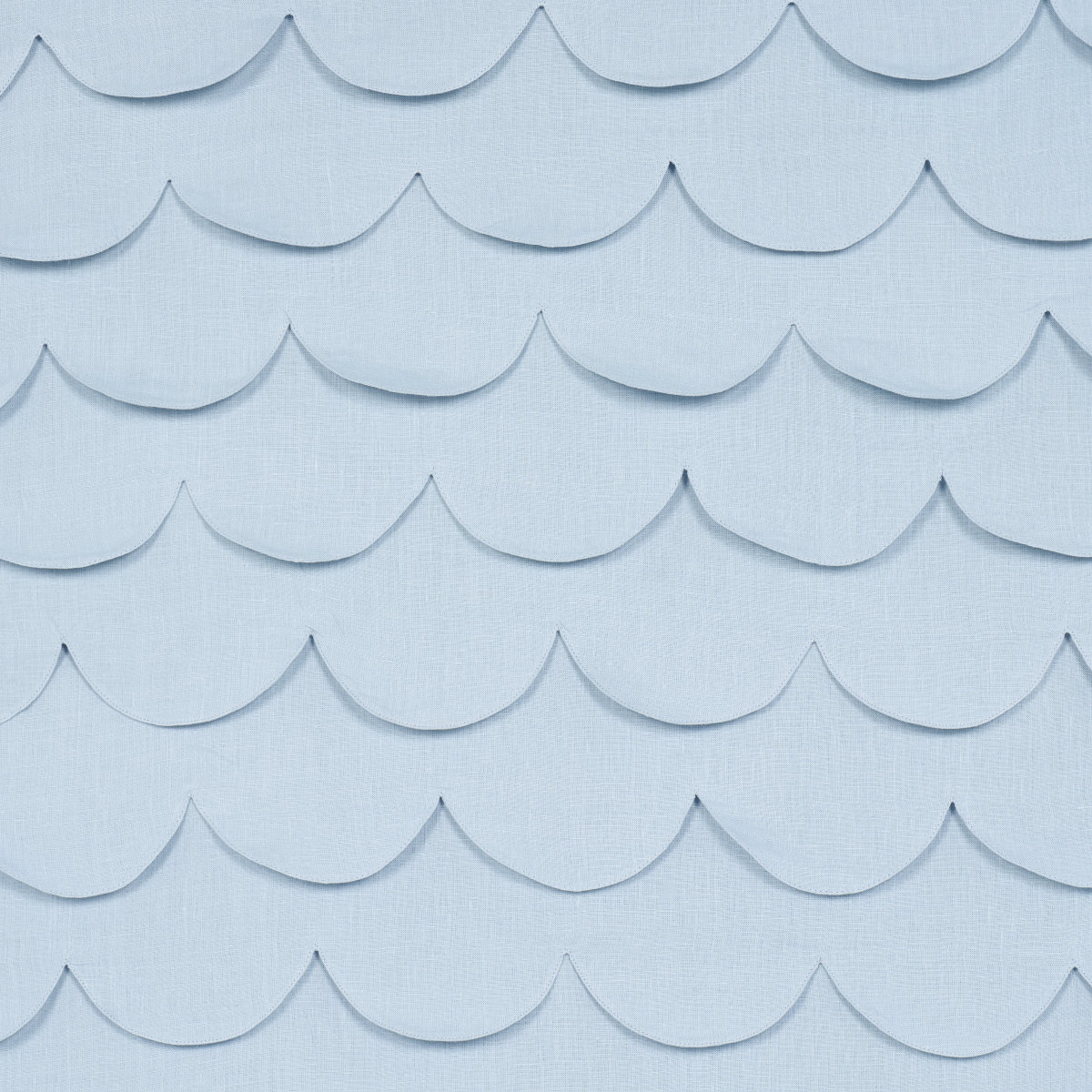 Schumacher X Studio Bon Prep School Hand Pieced Scallop Fabric | Perigold