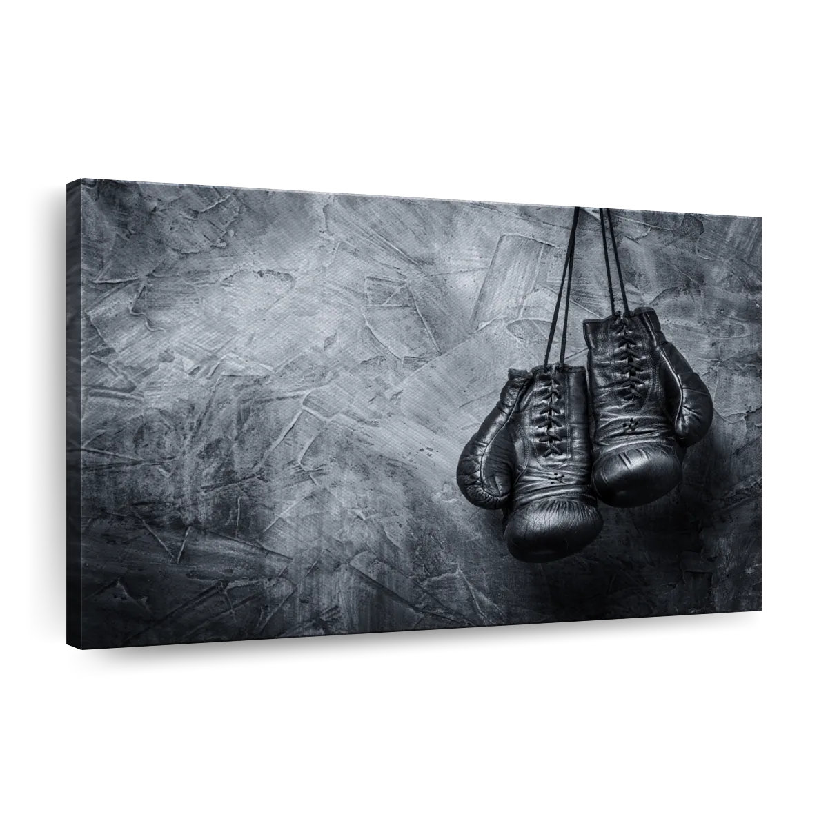 Ebern Designs Boxing Gloves On Canvas Print | Wayfair