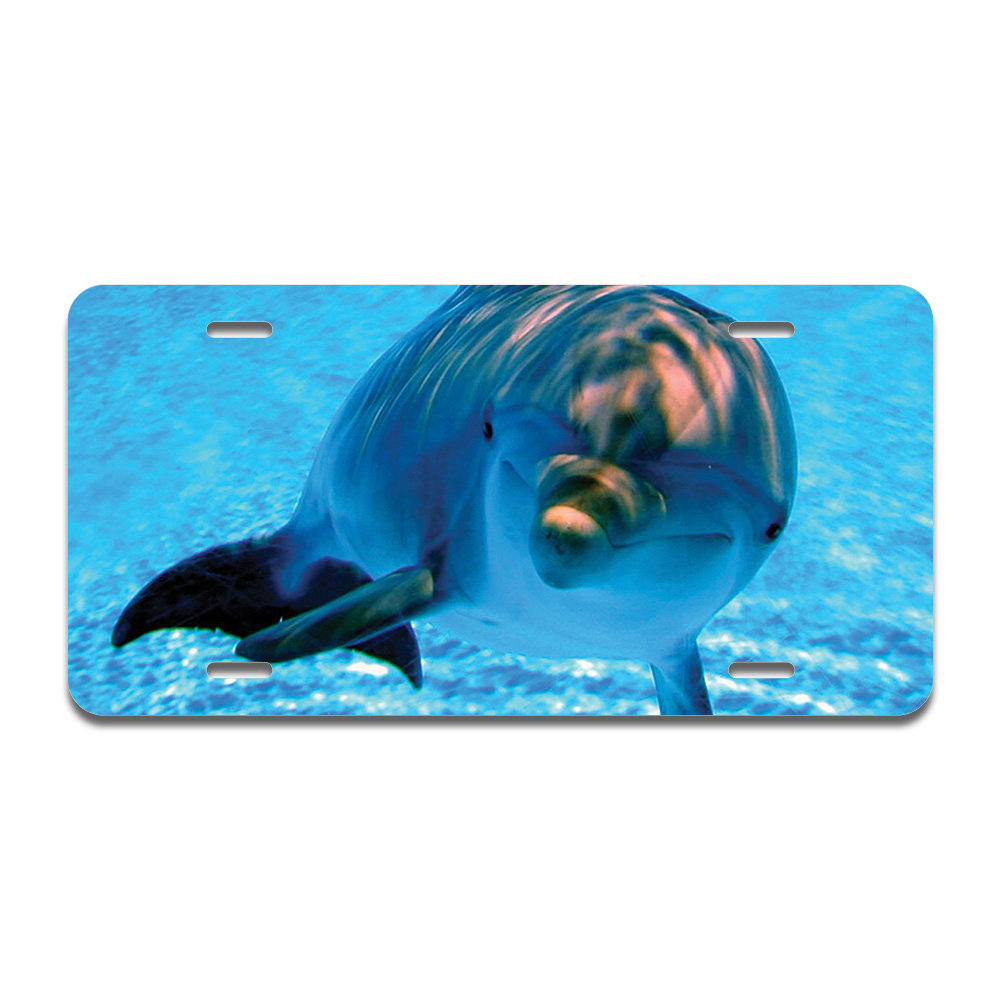 SignMission Dolphin Aluminum Plate Frame | Wayfair