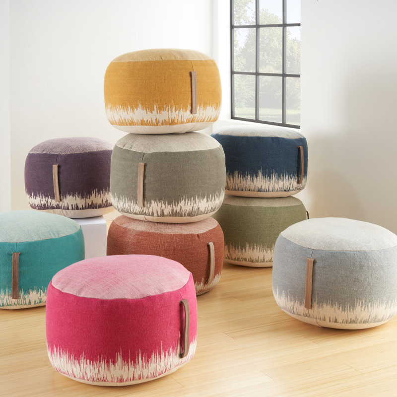 Mistana™ Denys Upholstered Pouf & Reviews | Wayfair