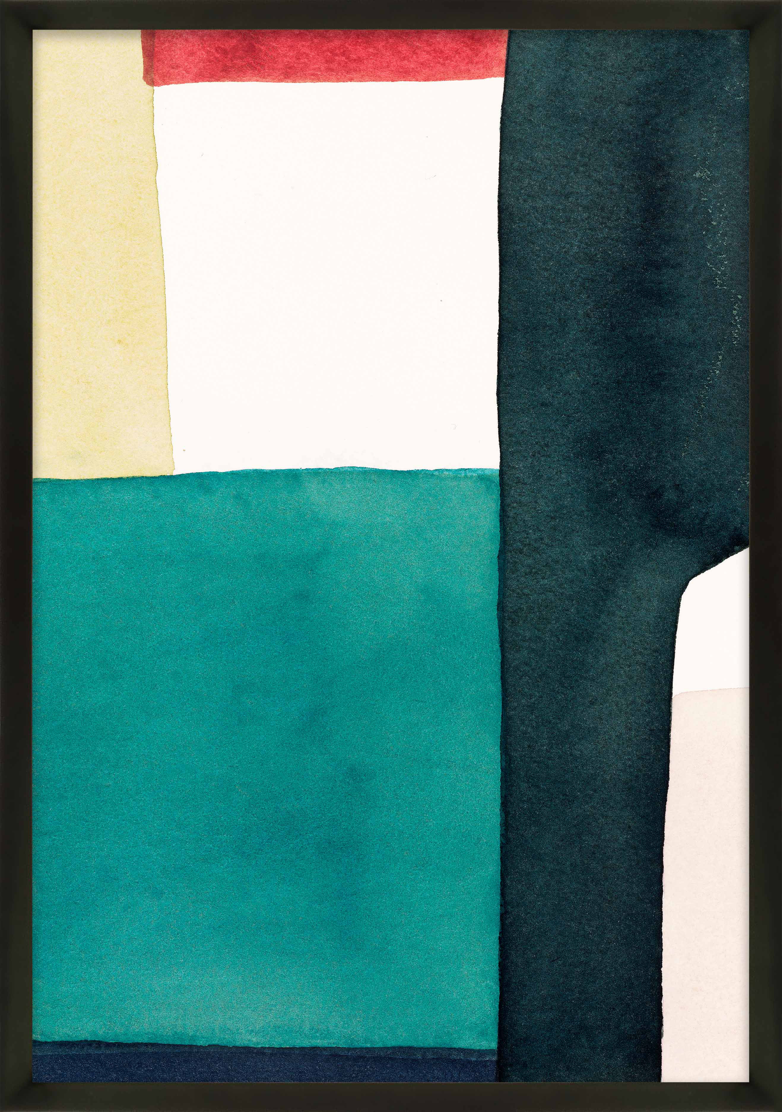 AllModern Divided Layers of Indigo by Julia Balfour - Framed Wall Art ...