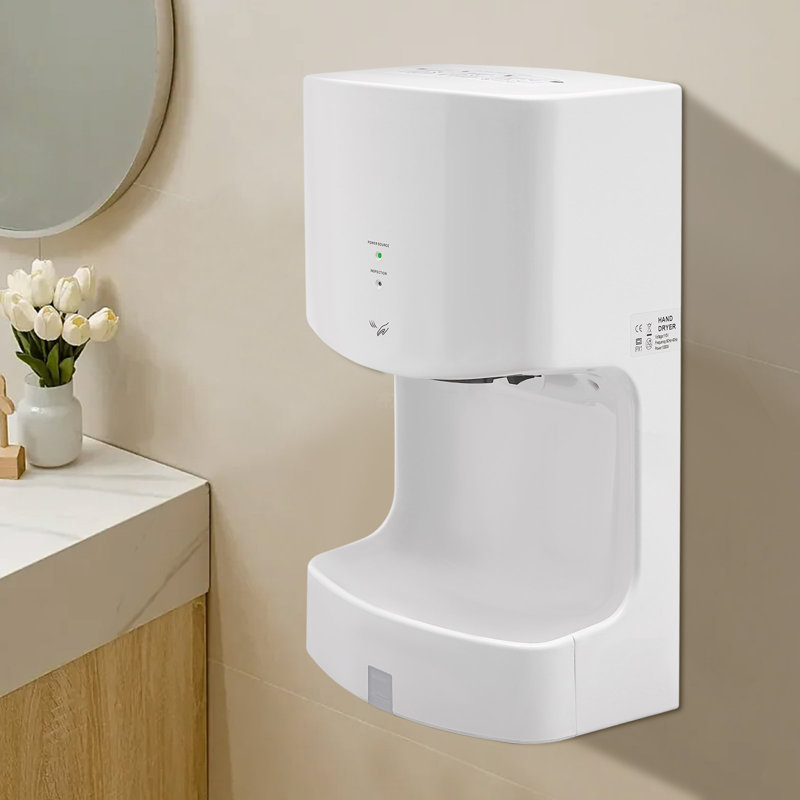 OUKANING Fully Automatic Induction Hand Dryer Machine with Tray | Wayfair