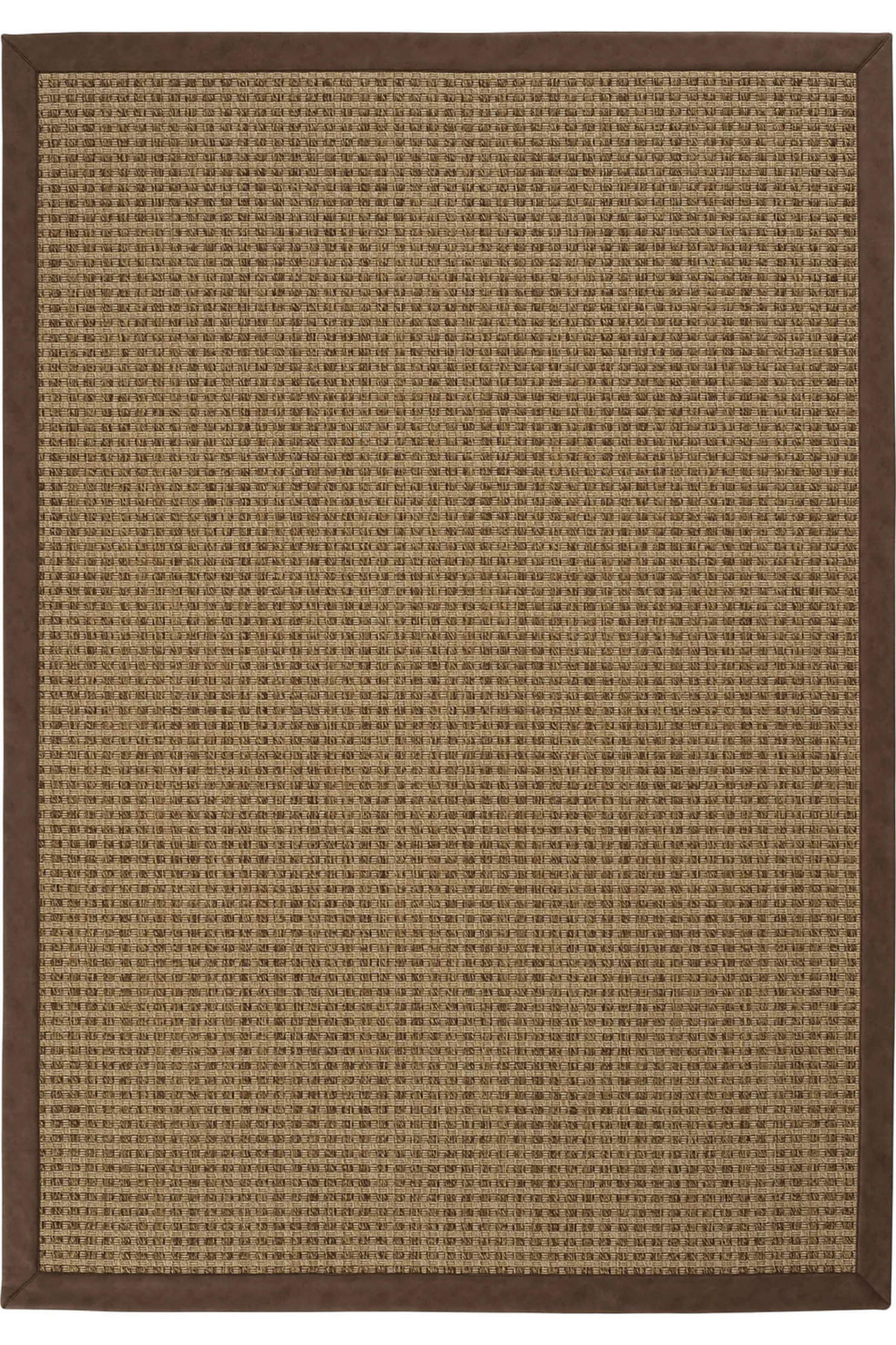Rugpera Anita Wicker Leather Casa Border Sisal Carpet | Wayfair