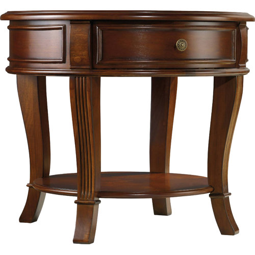 Hooker Furniture Brookhaven Solid Wood End Table with Storage & Reviews ...