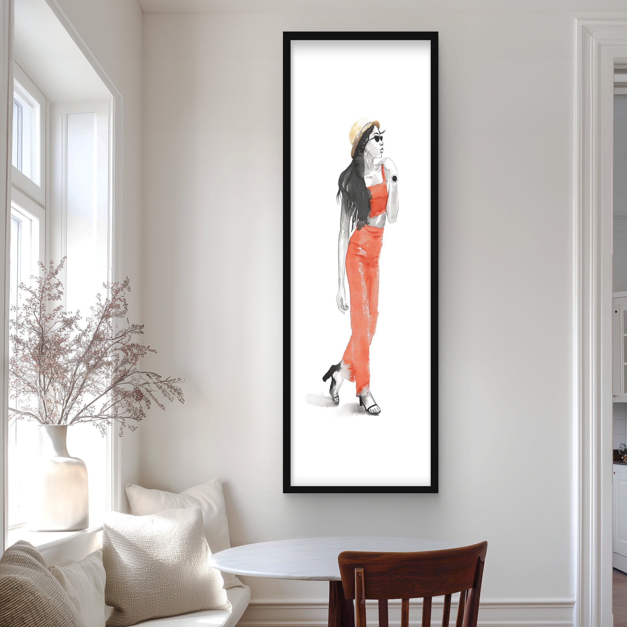 Lark Manor™ Strike the Pose - Framed Matted Print for Bedroom Decor ...