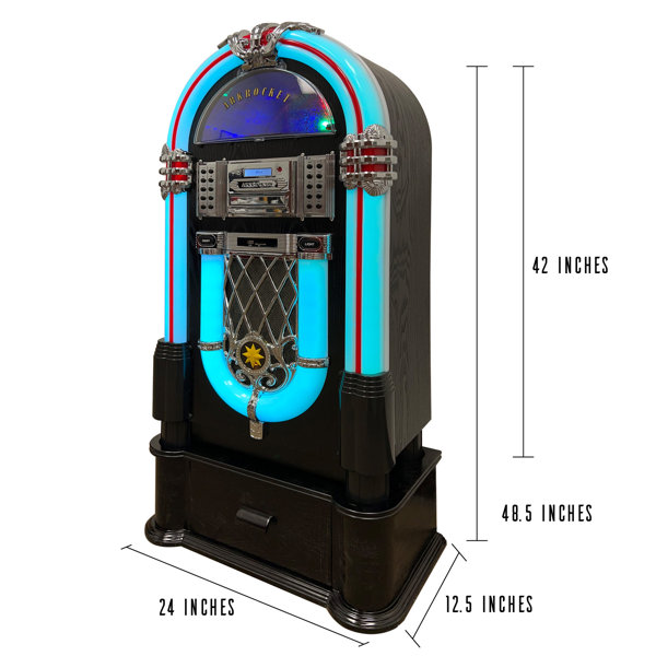 Arkrocket Audio Arkrocket Taurus II Jukebox with Stand Vinyl Record ...