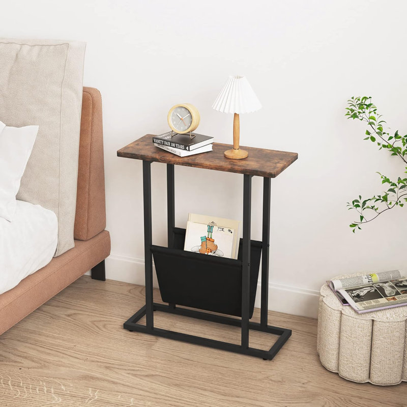 Borough Wharf Holifield Side Table with Storage & Reviews | Wayfair.co.uk