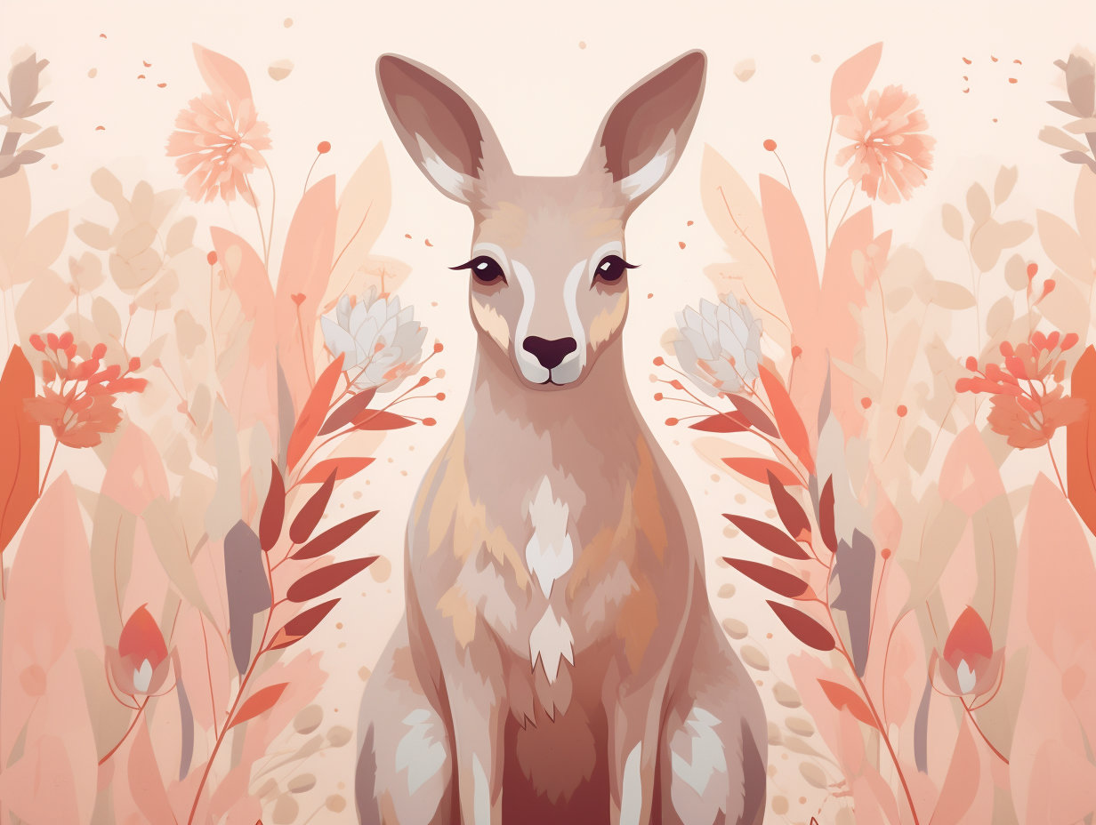 Wildon Home® Kangaroo Window Curtains Animals Terracotta Drapes | Wayfair