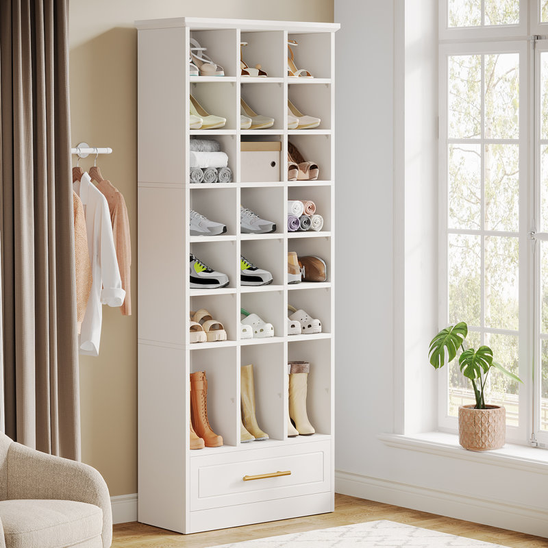 Red Barrel Studio® 71-Inch Tall Shoe Storage Cabinet | Wayfair