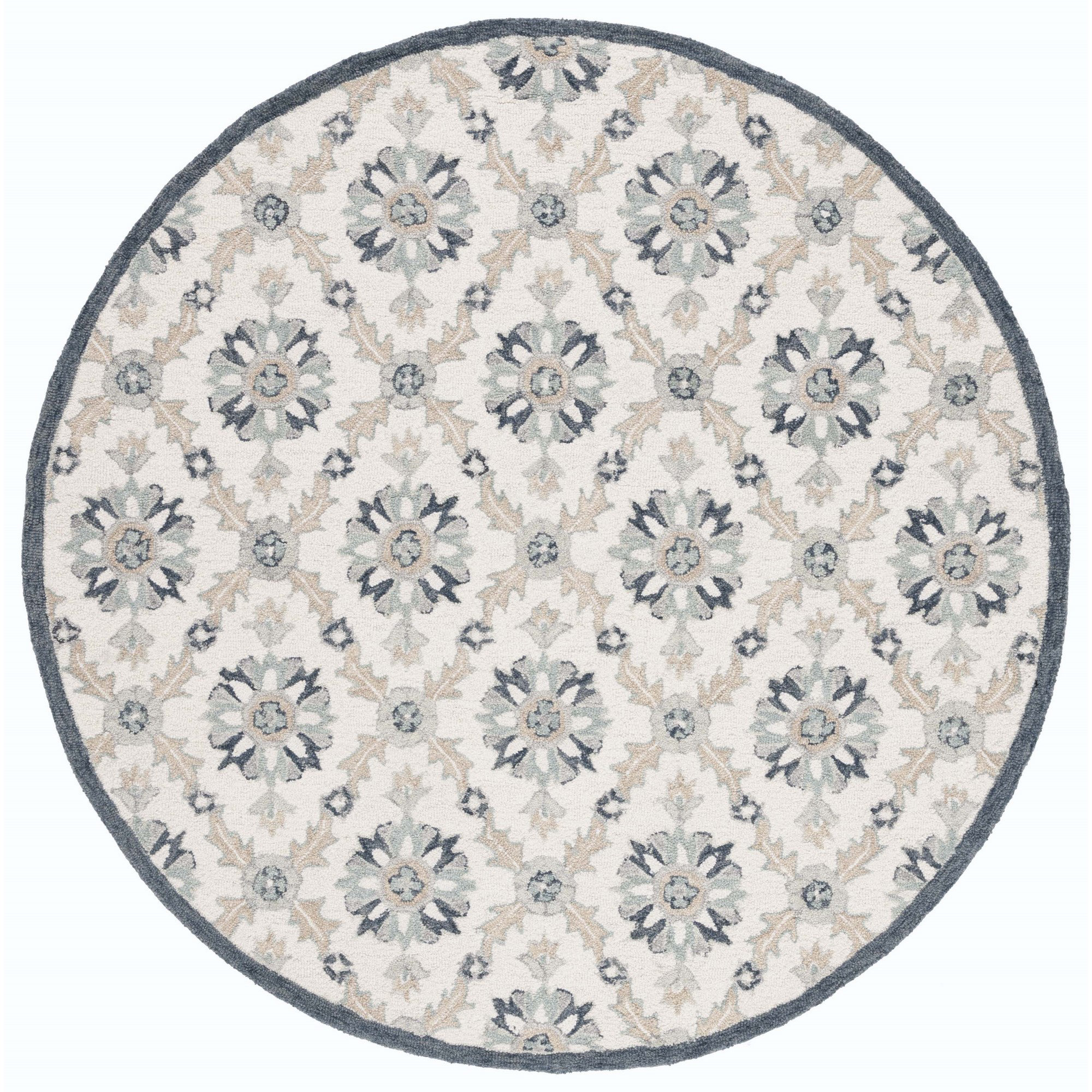 Martha Stewart Rugs Martha Stewart Hand Tufted Wool/Cotton Floral Rug ...