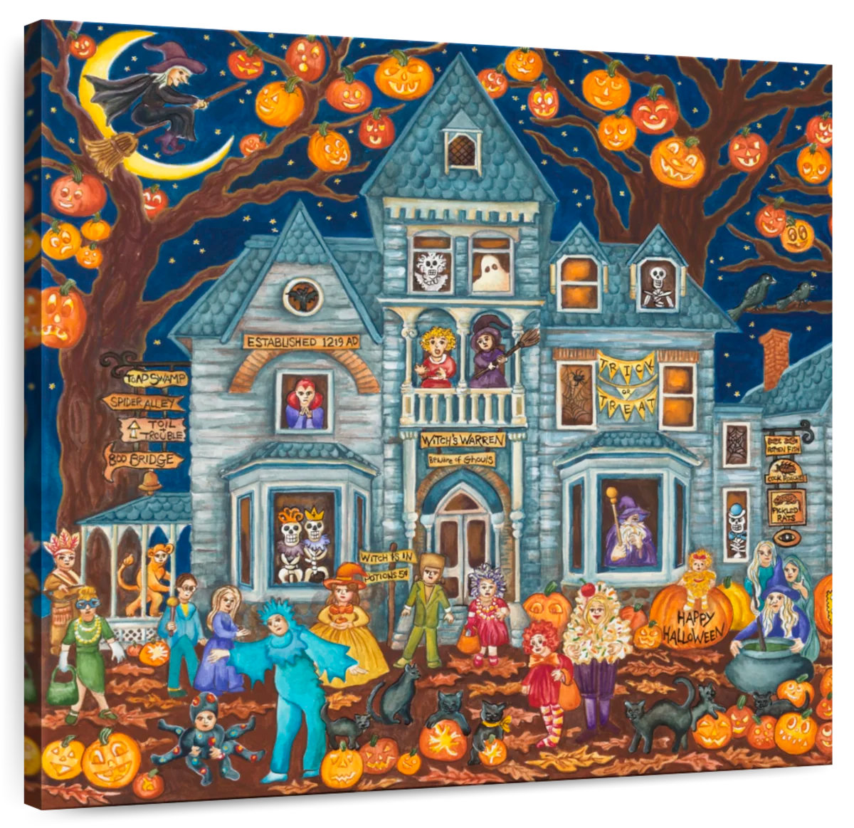 The Holiday Aisle® Lelend Haunted House Costume Parade | Wayfair