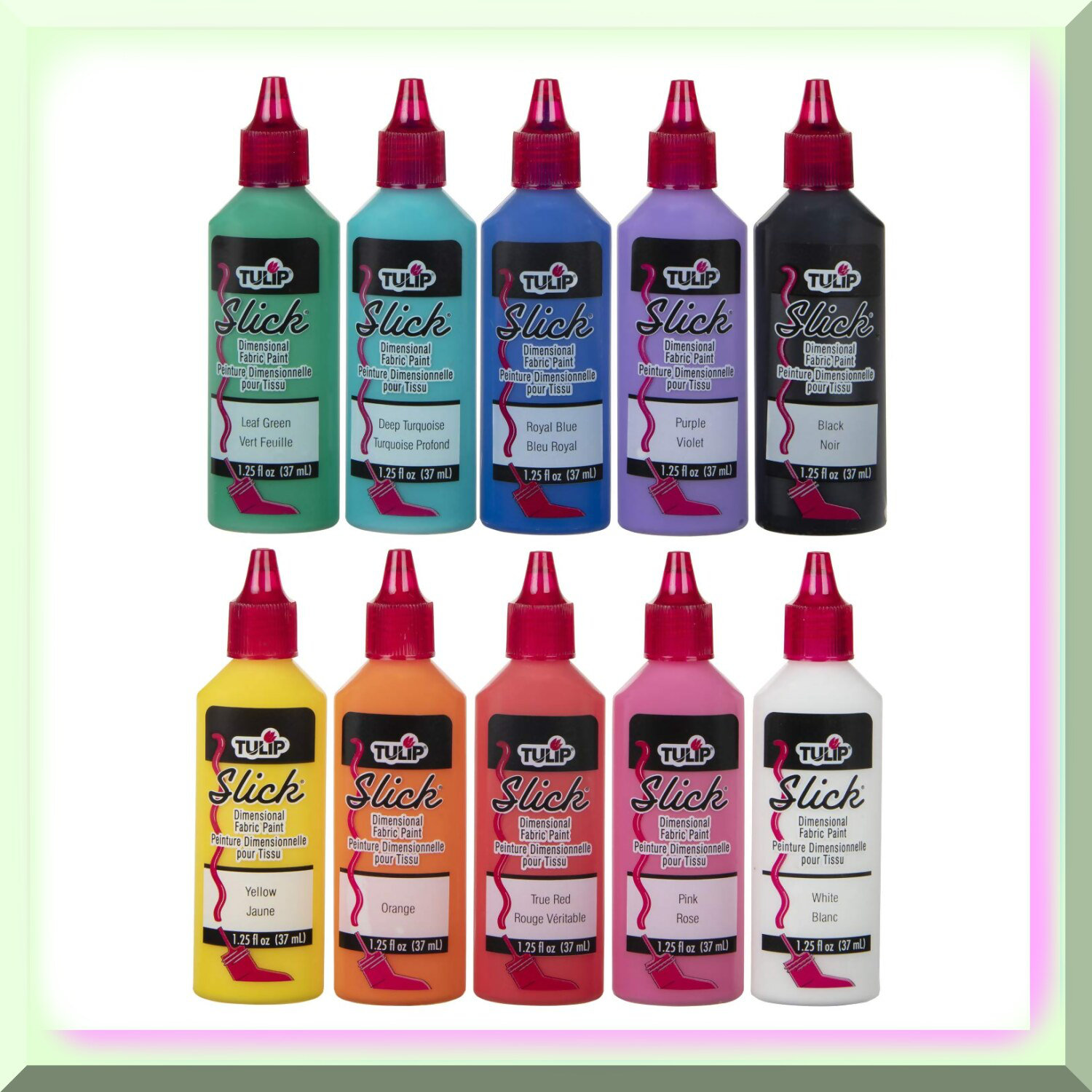BRBCA Rainbow Dimensional Paint Kit 10pk Multi 1.25oz | Wayfair