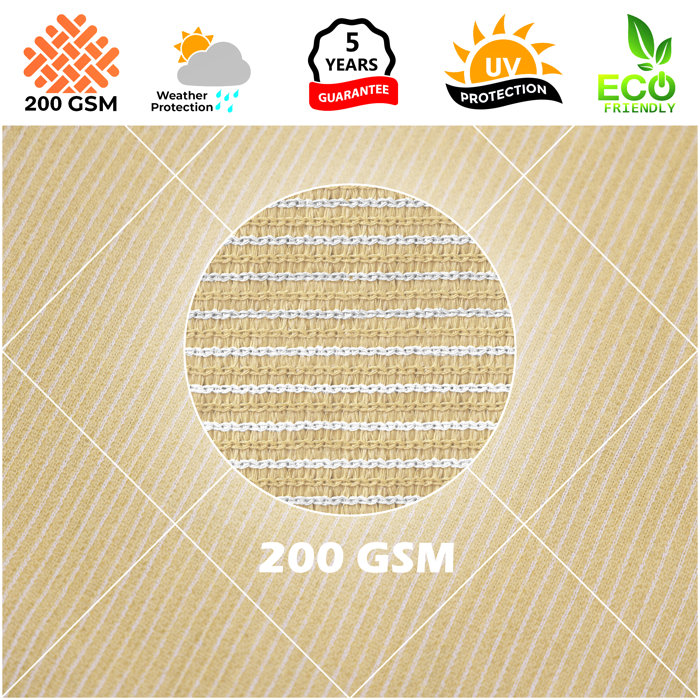 Royal Shade Customize Rectangle Shade Sail & Reviews | Wayfair