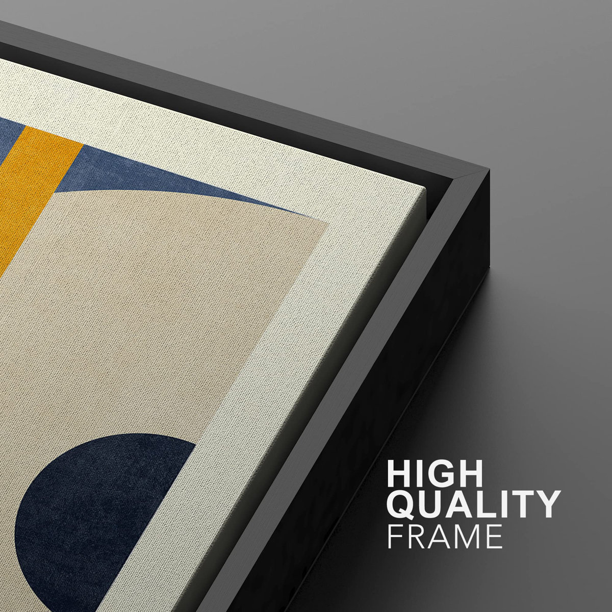 IDEA4WALL Abstract Vibrant Color Blocks Red And Blue Bauhaus Geometric ...