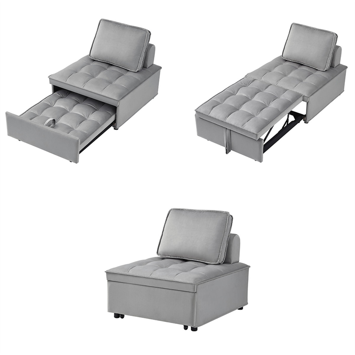 Latitude Run® Sleeper Chair Bed Pull Out Chair Bed | Wayfair