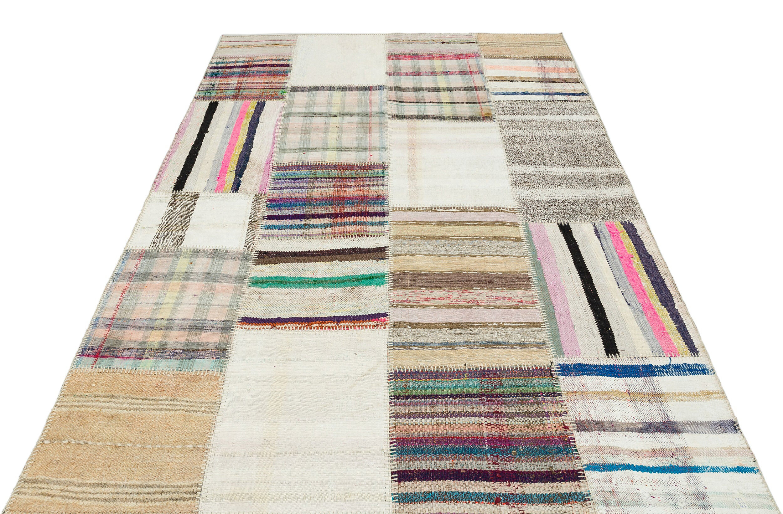 Foundry Select Sarem Hand Knotted Wool Striped Rug - Wayfair Canada