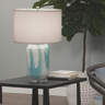 Jamie Young Company Helen Table Lamp in Pale Blue Glass with Classic ...