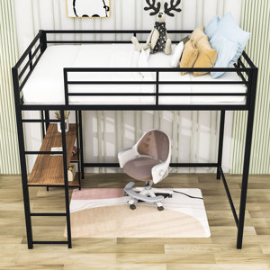 Mason & Marbles Ferris Full Loft Bed with Built-in-Desk | Wayfair