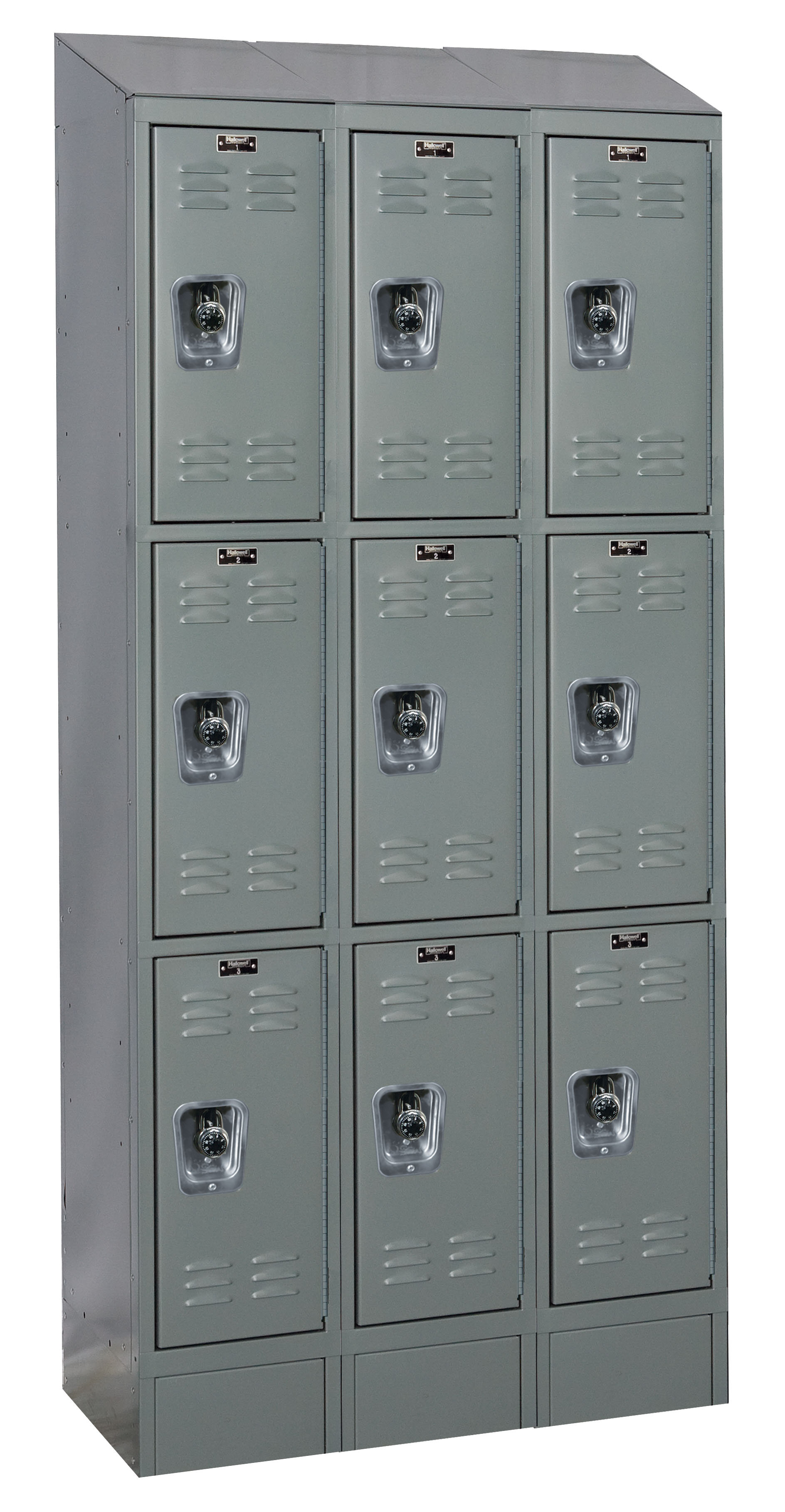 Hallowell ReadyBuilt II 3 Tier 3 Wide Locker & Reviews | Wayfair