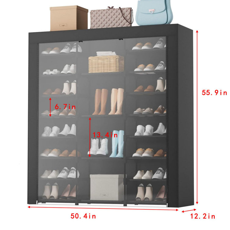 Rebrilliant 40 Pair Shoe Rack - Wayfair Canada