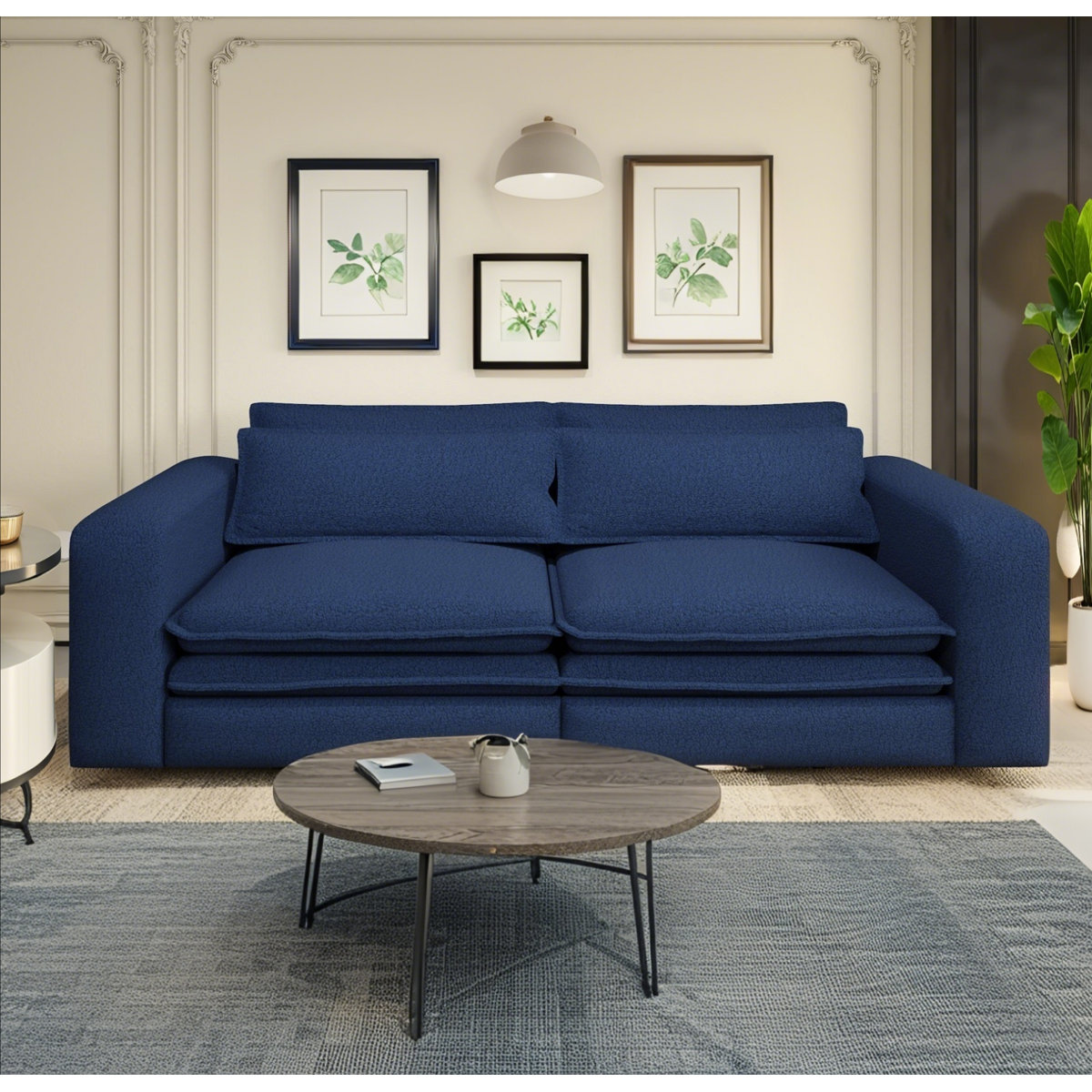 Latitude Run® 93" King Size Sleeper Sofa Bed, Pull Out Sofa Bed, 3 In 1 ...