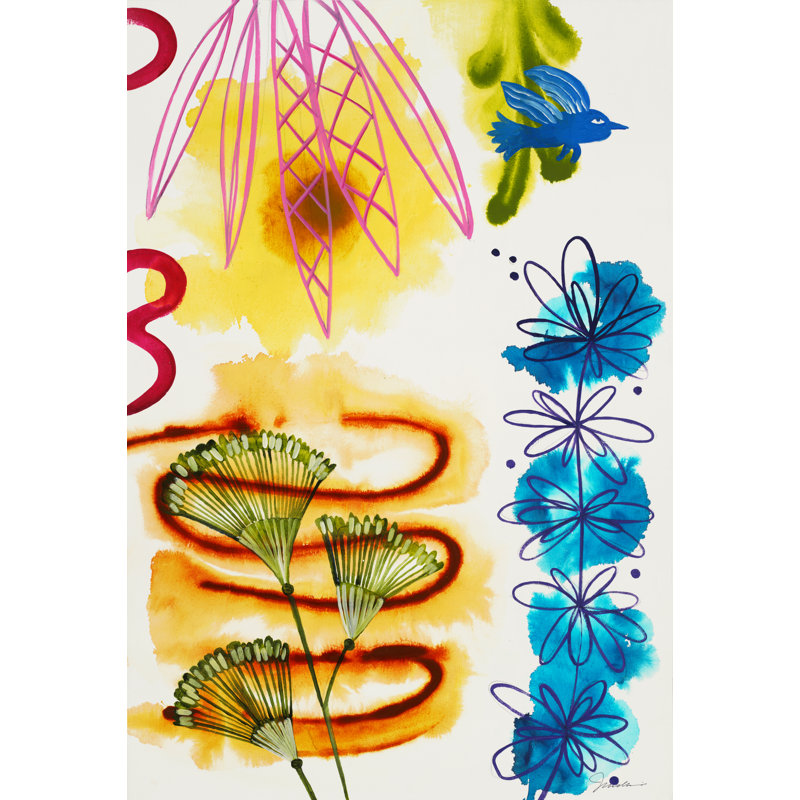 Winston Porter Haadia Flower Power I by Liz Jardine | Wayfair