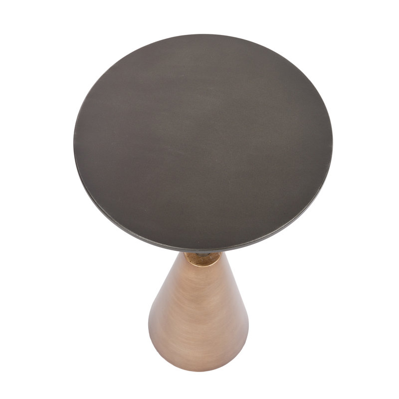 17 Stories Nyla Round Pedestal End Table & Reviews | Wayfair