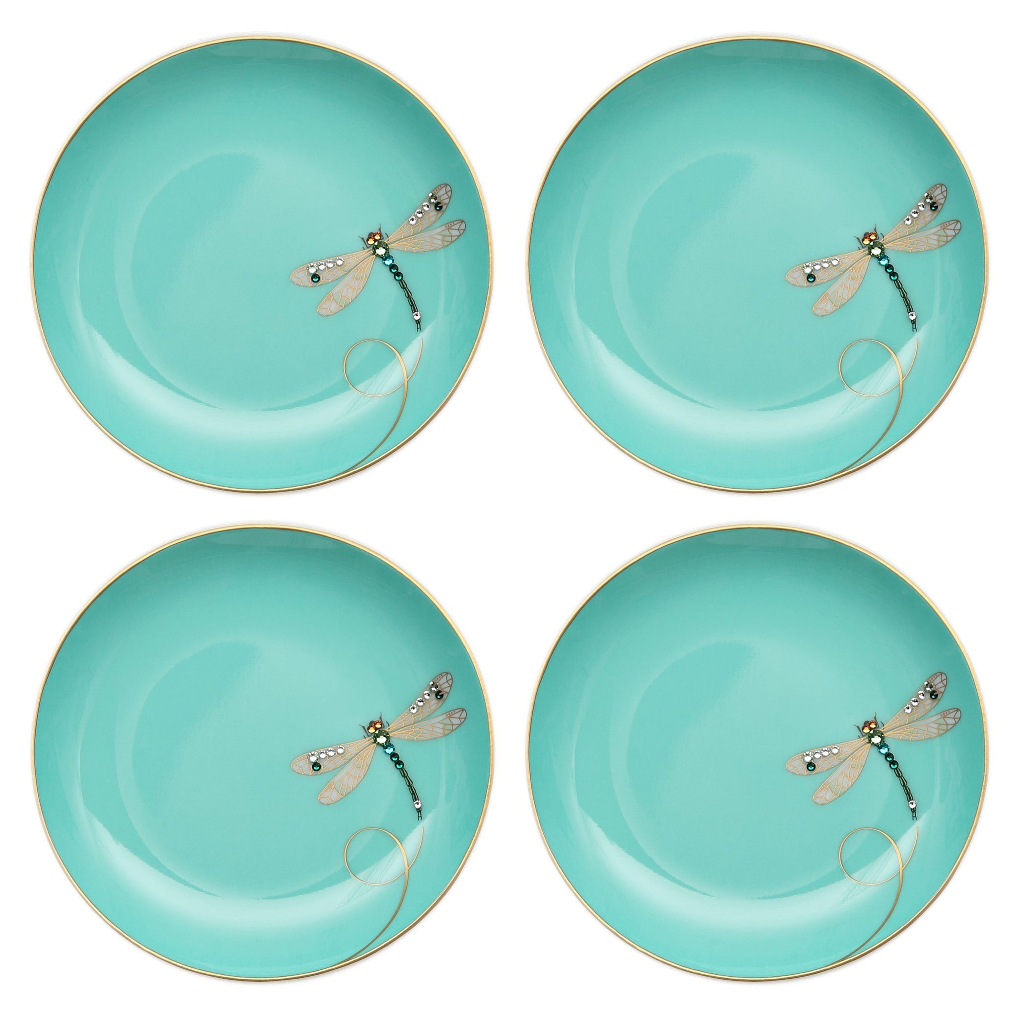 Prouna My Dragonfly Bone China Trinket Dish + Hand Painted | Wayfair