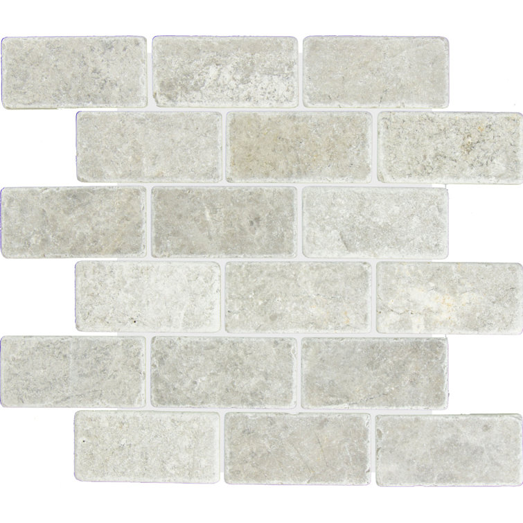 Stone & Tile Shoppe, Inc. Marble Brick Joint Mosaic Wall & Floor Tile ...