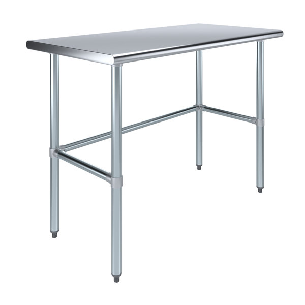 Amgood Stainless Steel Open Base Work Table & Reviews | Wayfair