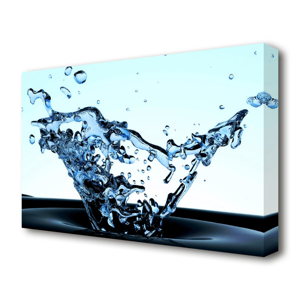 East Urban Home Tidal Wave Splash - Wrapped Canvas Art Prints | Wayfair ...