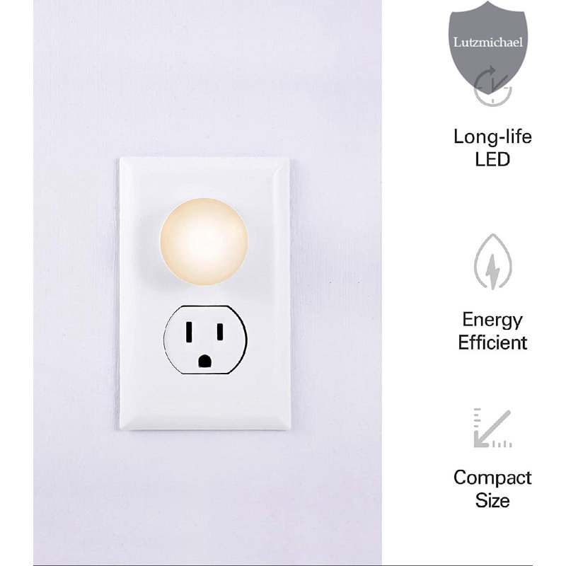 Lights by Night Glo Dot Automatic LED Night Light, Warm White & Reviews ...