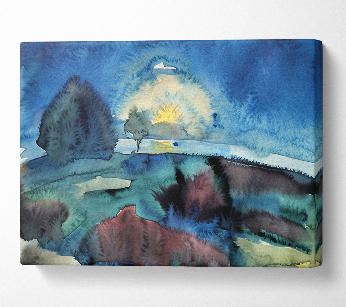 Metro Lane Walter Gramatte Hiddensoe Moon Stairway - Wrapped Canvas Art ...