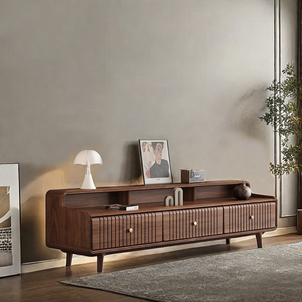 Finaewg Chinese style creative solid wood frame TV stand | Wayfair