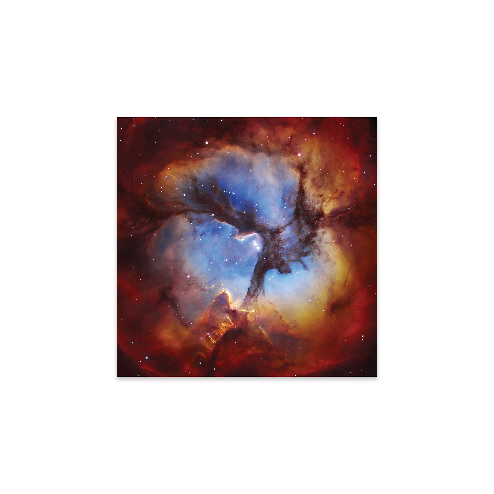 M20 Trifid Nebula From Earth