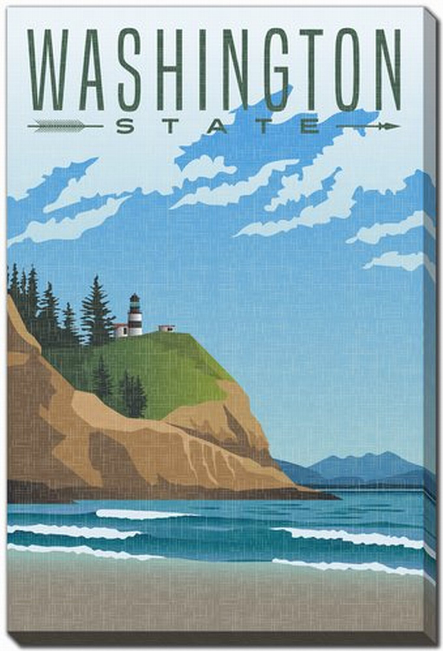 Highland Dunes Washington State Poster | Wayfair
